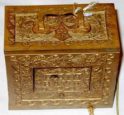 Still Bank; Stevens (J&E), Coin Bank, Kodak Variation, 4 inch.