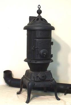 Stove; Hardwick, Model 21, Pot Belly Parlor Stove, 38 inch.