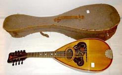 Strings; Mandolin, Unattributed, Potato Bug, Case.