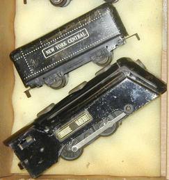 Train; Marx, Set, Commodore Vanderbilt Engine, 4 Cars.