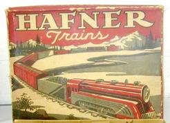 Train Set; Hafner, Pre-War, Locomotive No. 1010, Freight, 4 Cars, Wind ...