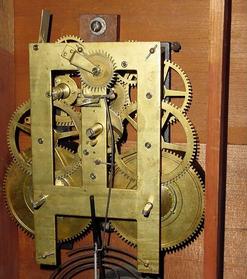 Shelf Clock; Smith Brothers, Eight-Day, circa 1841, 31 inch.