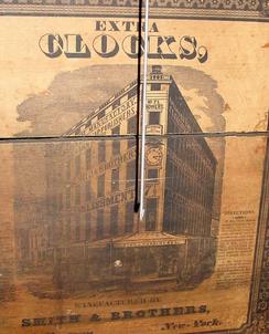 Shelf Clock; Smith Brothers, Eight-Day, circa 1841, 31 inch.