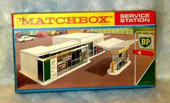 Die-Cast; Matchbox, BP Service Station, Box.