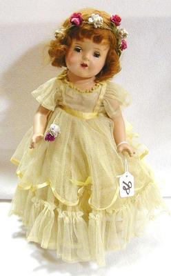 Madame Alexander Doll; Composition, Princess Elizabeth, 21 inch.