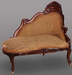Furniture: Meridienne; Victorian, Rococo Revival, Belter (John Henry ...