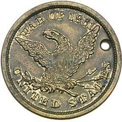 Dog Tag; Civil War, New Hampshire, 14th Regiment, 1861.