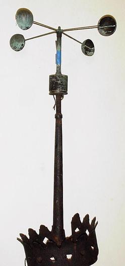 Weather Instrument; Anemometer, Casella (L), English, circa 1890, 20 inch.