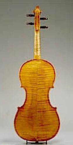 Strings; Violin, Castagneri (Andrea), 2 Piece Back, Narrow Curl, Yellow.