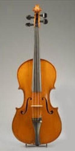 Strings; Violin, Workshop of Aristide Cavalli, 2 Piece Back, Narrow Curl.