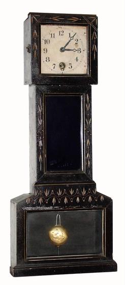 Shelf Clock; Yale Clock Co, Grandfather, 30-Hour, 16 inch.