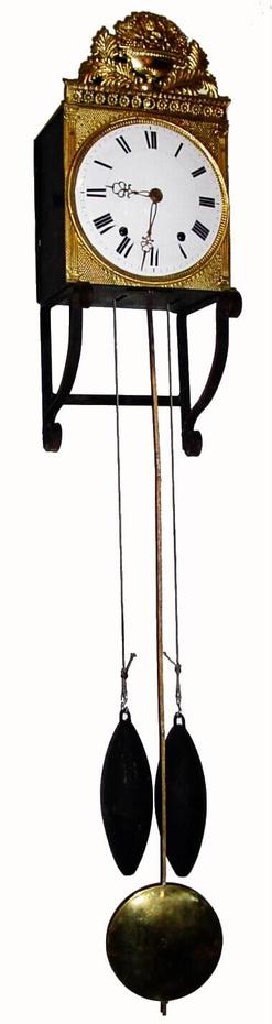 Wall Clock; Morbier, Prayer Repeat, 8-Day, 15 inch.