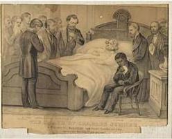 Currier & Ives; C1474, Death of Charles Sumner, at Washington DC March ...