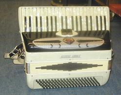 Accordion; Riddle (George), with Case, Italy, Circa 1950.