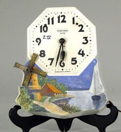 Wall Clock; New Jersey Co, Chronart, Electric, Sailboat & Windmill, 10 ...