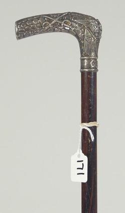 Cane; GAR, Eagle & Crossed Cannons, 34 inch.