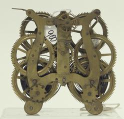 Clock Movement; Seth Thomas, 8-Day, Spring Lyre.