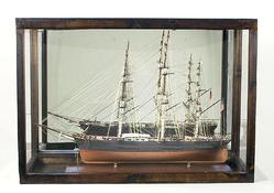 Model (Cased); Clipper Ship, Flying Fish.