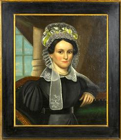 Blunt, John Samuel; Oil on Canvas Painting (2), Half-Length Portraits ...