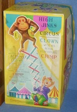Battery Operated Toy; Cragstan, High Jinks at the Circus, Clown & Chimp ...