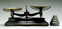 Scale; Parnall & Sons, Counter Balance, Cast Iron, Brass Weights, 18 inch.