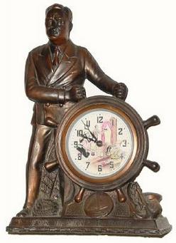 Novelty Clock; United Electric, Franklin Roosevelt, FDR The Man of The ...