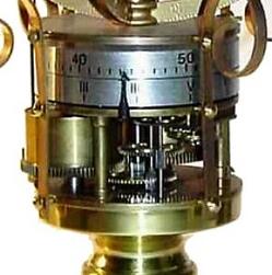 Novelty Clock; Swiss, Contemporary Armillary Sphere, 8-Day, Zodiac, 17 ...