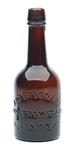 Spirits Bottle; Ale, Anderson & Co, Home Brewed Ale, Albany ...