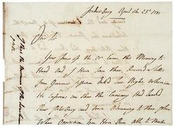 Autograph Letter Signed; Lafayette (Marquis de), 1781, Miliatary ...