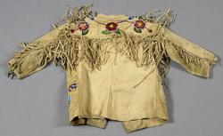 Clothing; Plains Cree, Jacket, Child's, Floral Design, 28 inch.