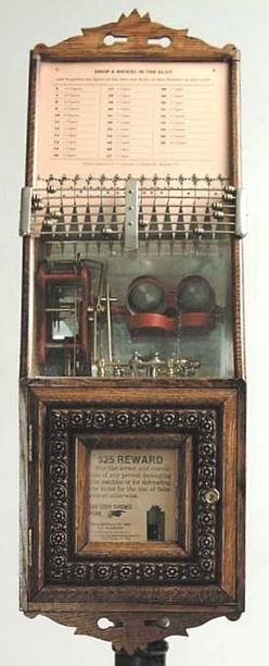 Gambling; Clawson Automatic Dice Machine, Gorsky Reproduction, With Stand.
