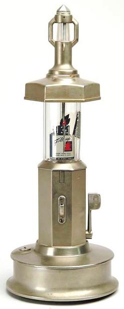 Vending Machine; Lighter Fluid, Van-Lite, Lighthouse, 1 Cent, 19 inch.