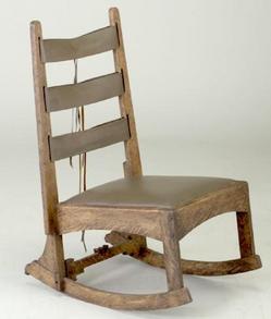 Furniture: Chair-Rocking; Arts & Crafts, Rohlfs (Charles), Sewing ...