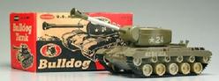Battery Operated Toy; Remco, Bulldog Tank, Plastic, Box.