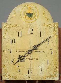 Tall Case Clock; Connecticut, Empire, Hoadley (T&S), Cherry, Broken ...