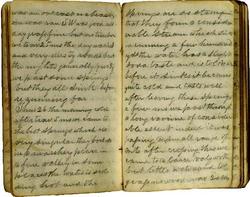 Diary; California Gold Rush, 1849, 130 Pages, Leather Bound.