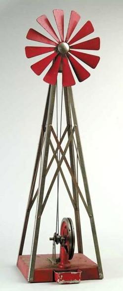 Steam Powered; German, Accessory, Windmill, Pump & Flywheel, 24 inch.