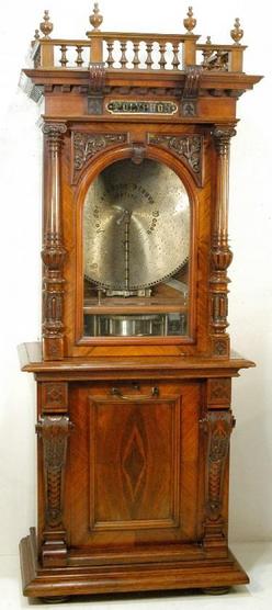 Music Box; Polyphon, Disc (24.5 inch), Upright Style 54, Coin-Op ...