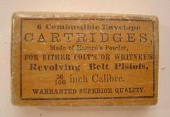 Ammunition; Hazard, Cartridge Pack, Revolving Belt Pistols, 6 ...