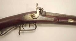 Rifle; Dimick (HE), Percussion, Walnut Half-Stock, 44 Caliber.