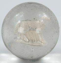 Marble; Sulphide, Sheep, Clear.