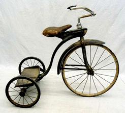 Tricycle; Elgin, Racer, Original, circa 1935.