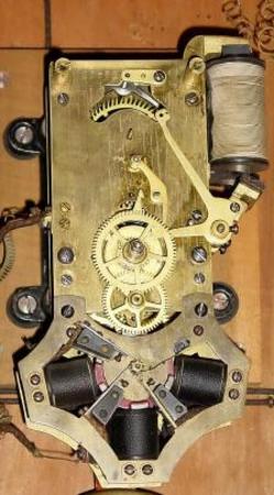 Wall Clock; Self Winding Clock Co, Model #29, Mahogany, 24 inch.