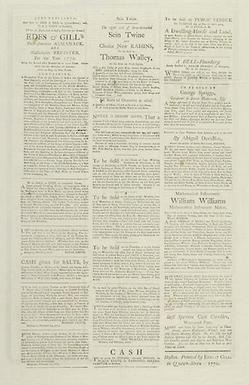 Newspaper; Boston, 1770, The Boston Gazette & Country Journal, Boston ...