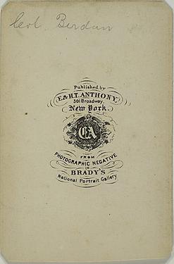 Carte de Visite Photograph; Civil War, Colonel Hiram Berdan.