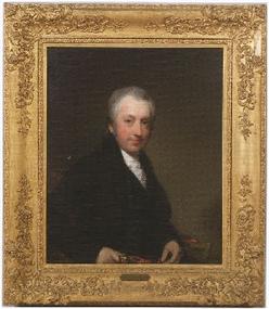 Stuart, Gilbert Charles; Oil on Panel Painting, (attributed), Portrait ...