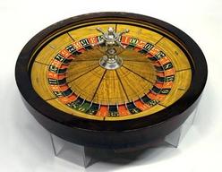 Gambling; Evans (HC), Roulette Wheel, Crate, 32 inch.