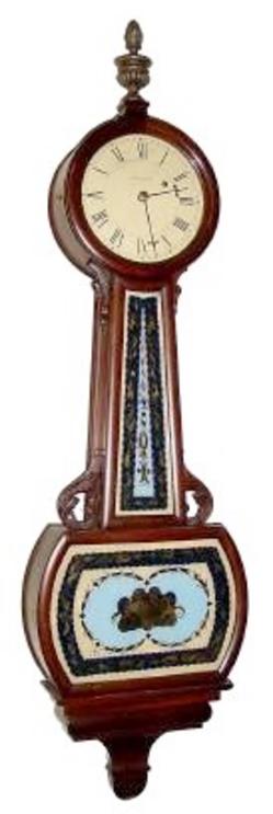 Banjo Clock; Waltham, Harvard Model, 42 inch.