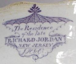 Transferware-Historical Purple; Staffordshire, Residence of the Late ...
