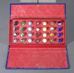 Marbles; Boxed Set, Champion, Lucky Boy Marbles (28), Various Colors ...